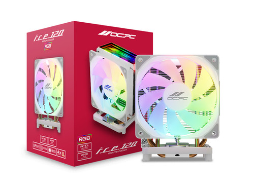 ICE-120 RGB WHITE | OCPC GAMING USA INC