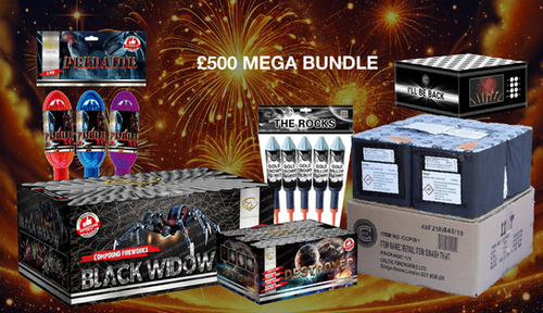 MEGA £500 Bonfire Night Bundle | Firework Shop