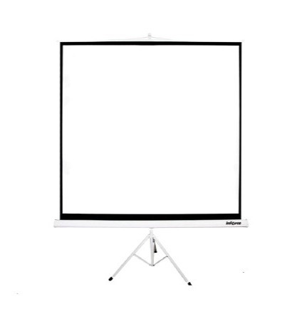 Tripod Screen Layar Proyektor Berdiri Inforce 1:1 | Toko Aiwa Surabaya