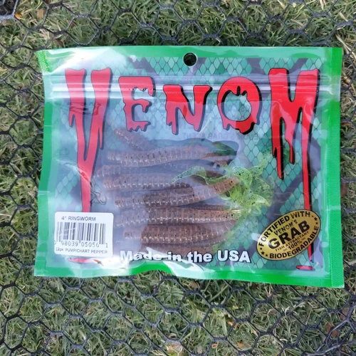 Ring Worm 4" | Venom Lures | BassWhisperer