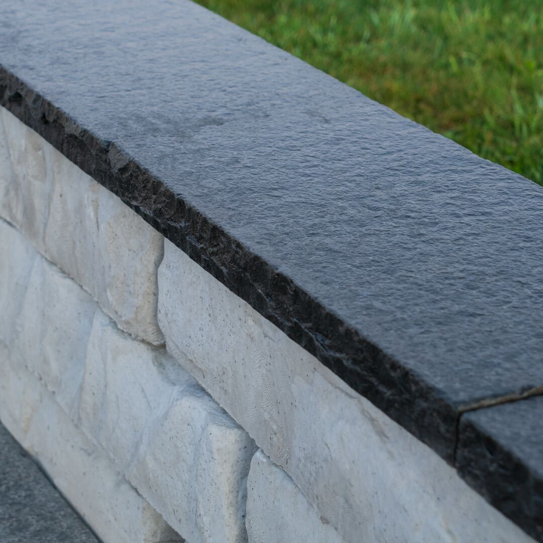 Products| Basalt Rockfaced Coping, 48" and 72" | Manthei Supply