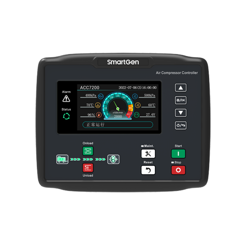 ACC7200 Diesel Air Compressor Controller、4.3-inch color+USB+RS485 ...