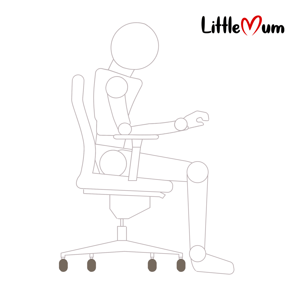 Correct Sitting Posture by Lumbar Support