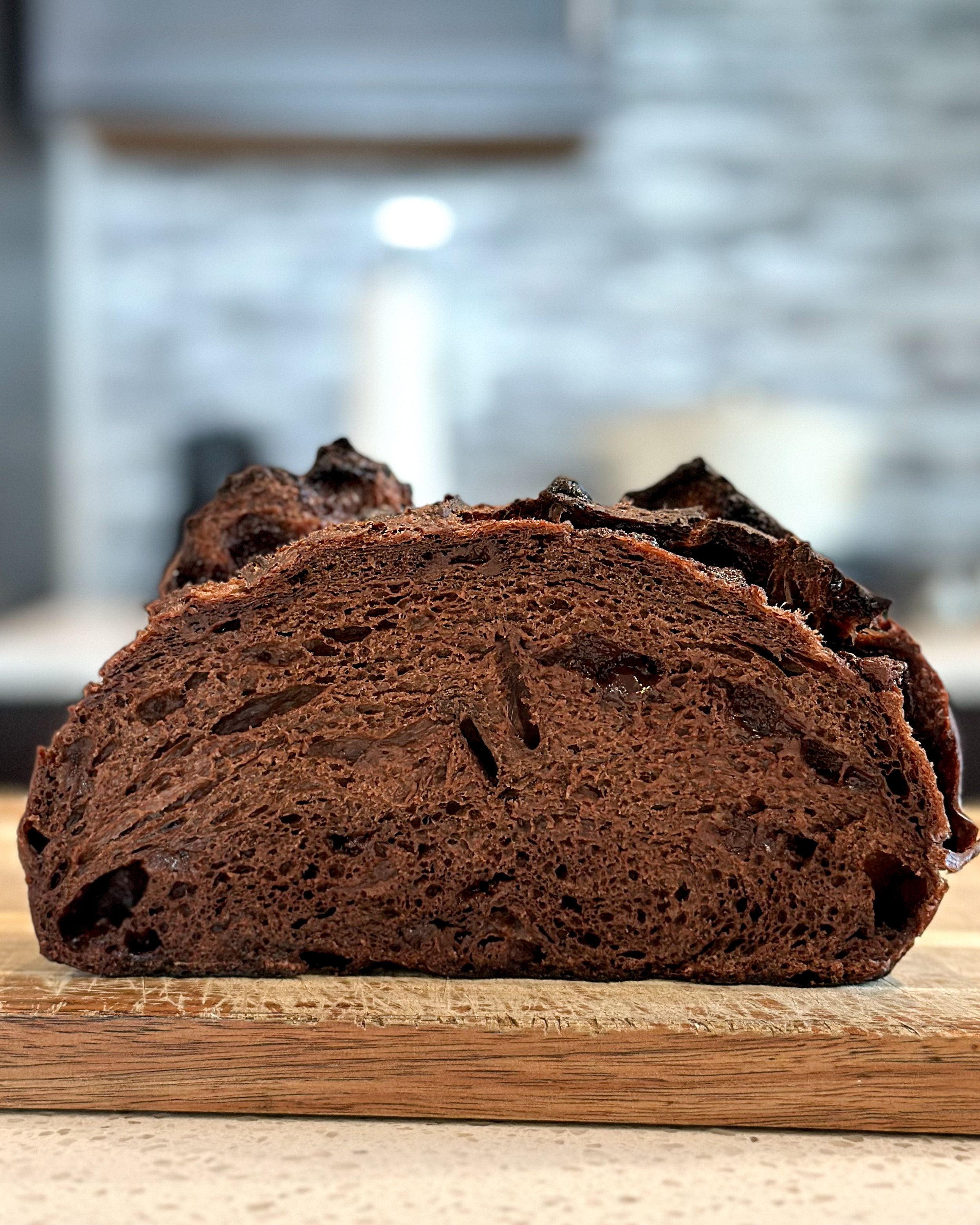 DOUBLE CHOCOLATE CHIP SOURDOUGH BREAD