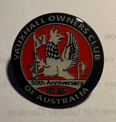 VOCA 50th Anniversary Lapel Badge | vauxhall-australia