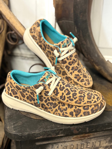 Ariat Ladies Lively Leopard Hilo Shoe | The Cowboys Choice