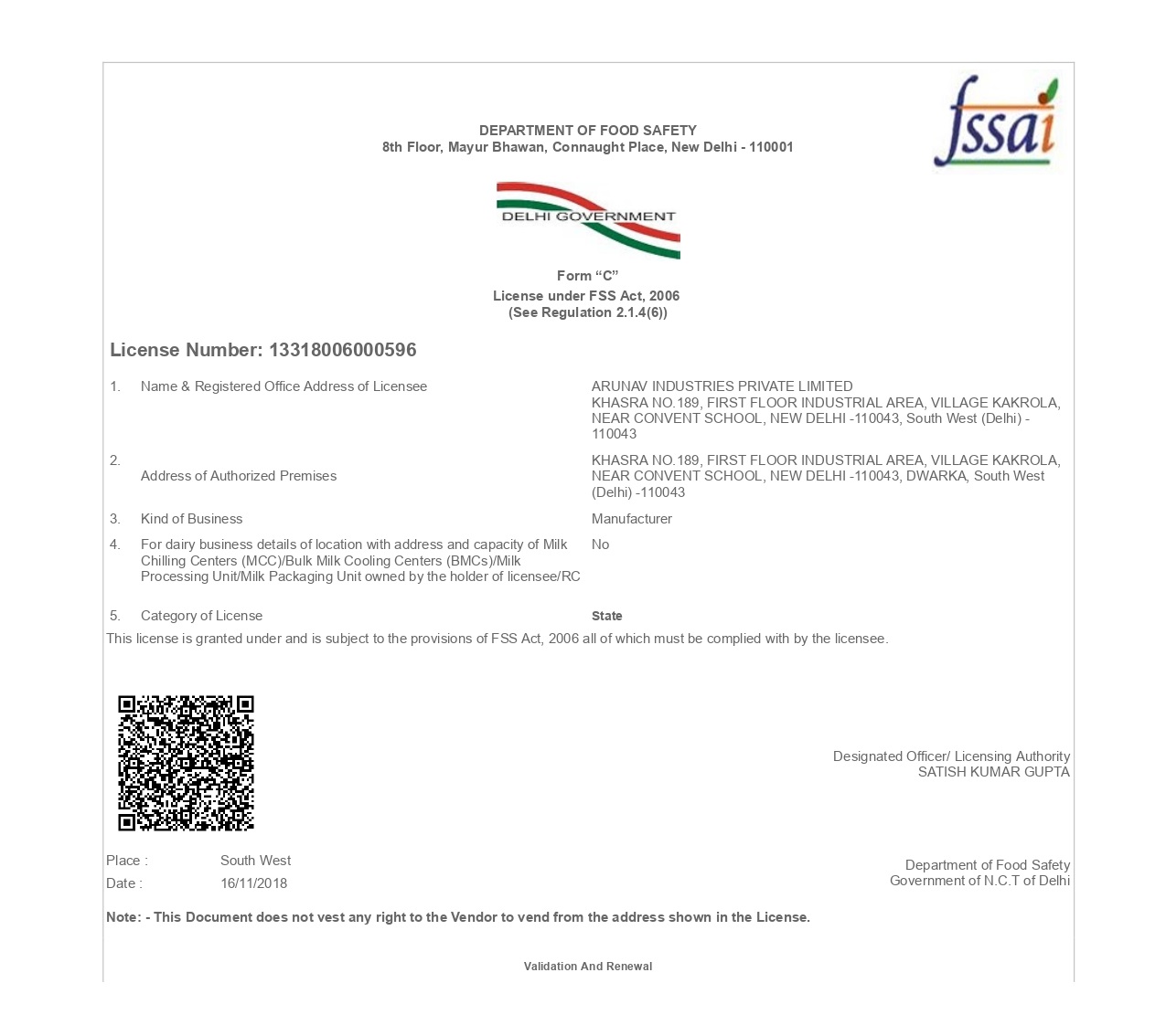 Fssai License Kochi | Fssai Food License Registration Consultant Kochi