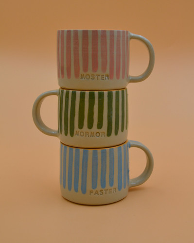 Stripey Signature Mug - PRE-MADE | Broegaard Ceramics