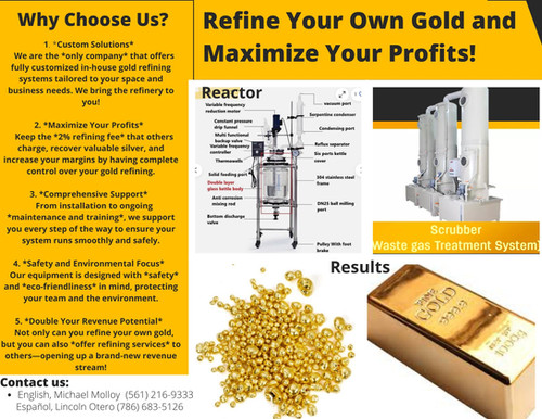 Refine Your own Gold. | Golden Chemicals USA