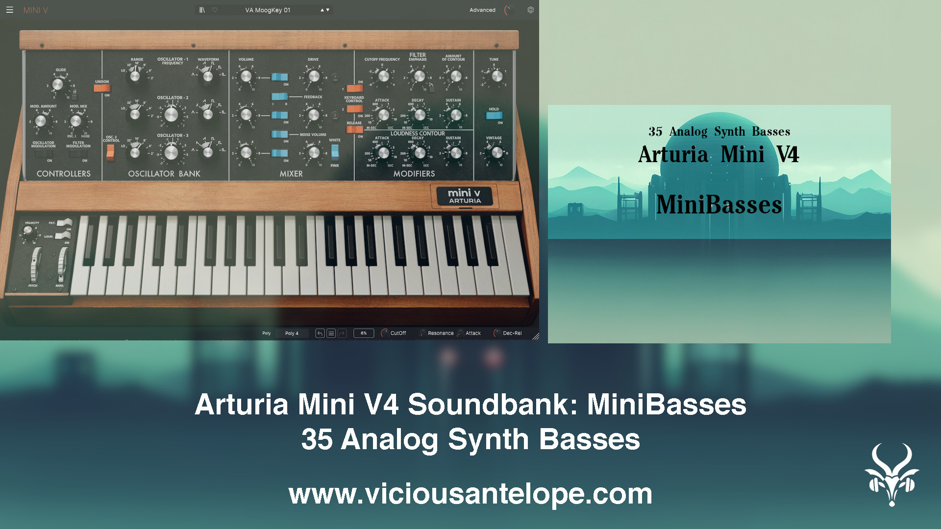 MiniBasses - Presets for Arturia Mini V4 | Vicious Antelope