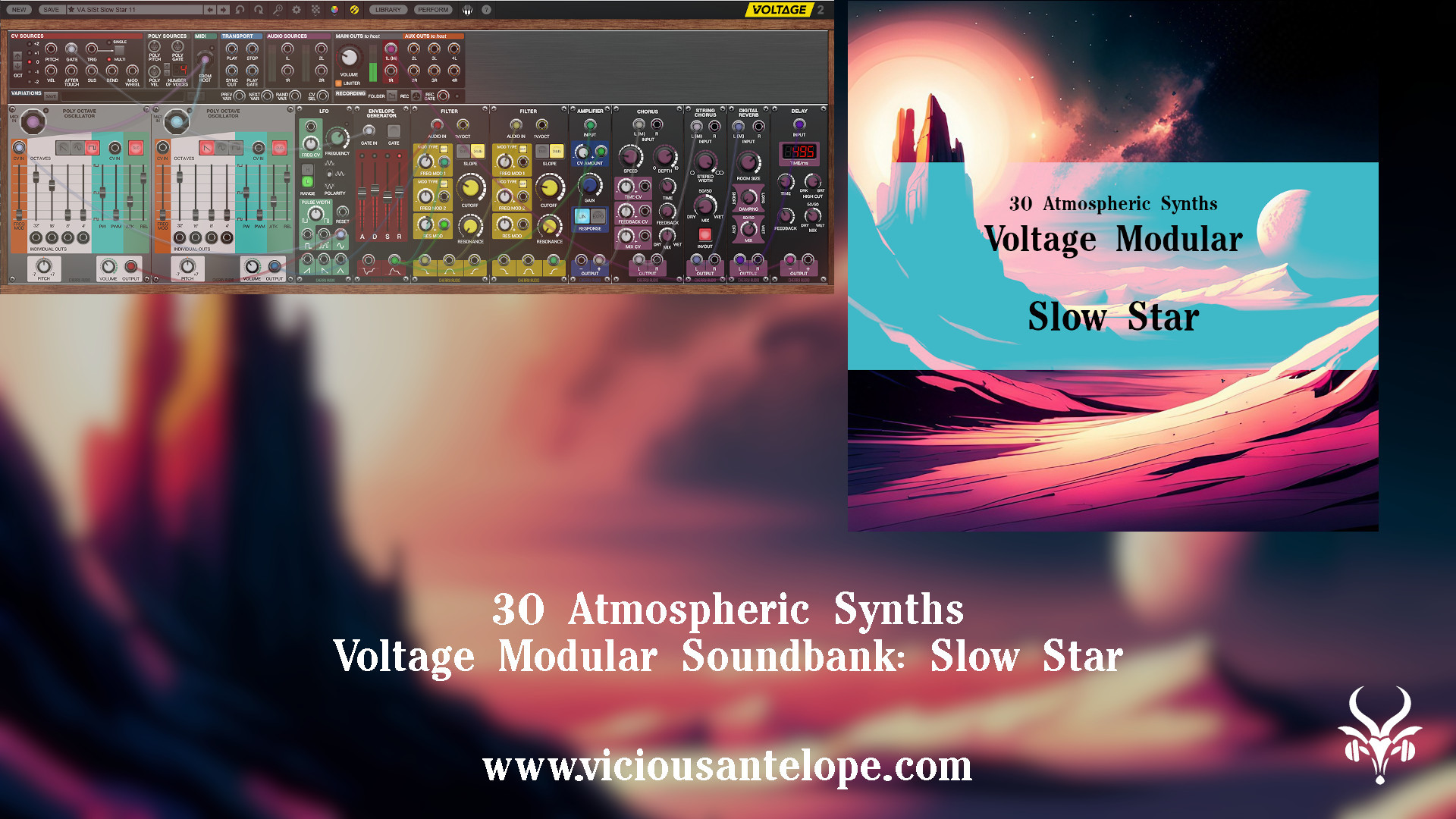 Slow Star - Voltage Modular Patches | Vicious Antelope