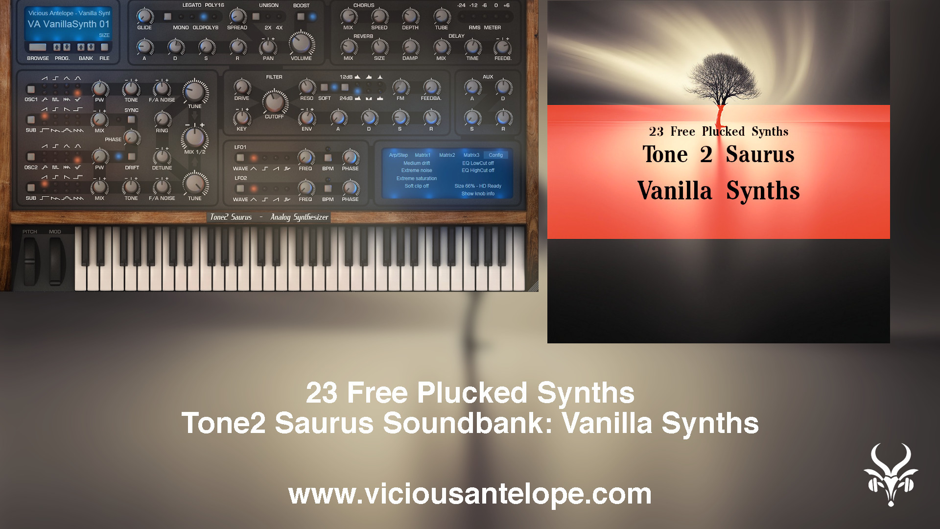Vanilla Synths - Free Tone2 Saurus Presets | Vicious Antelope