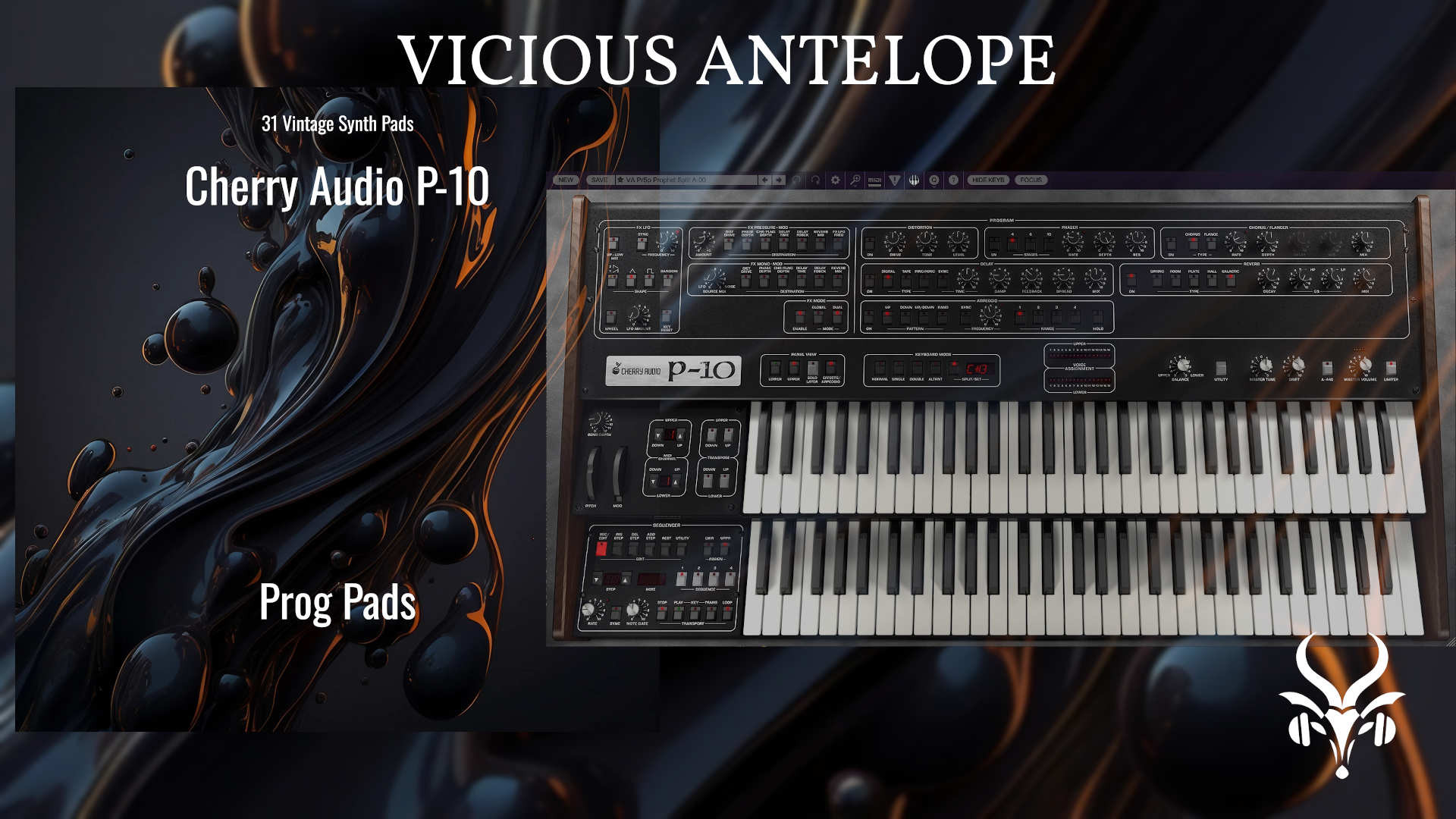 Prog Pads - Cherry Audio P-10 Presets | Vicious Antelope