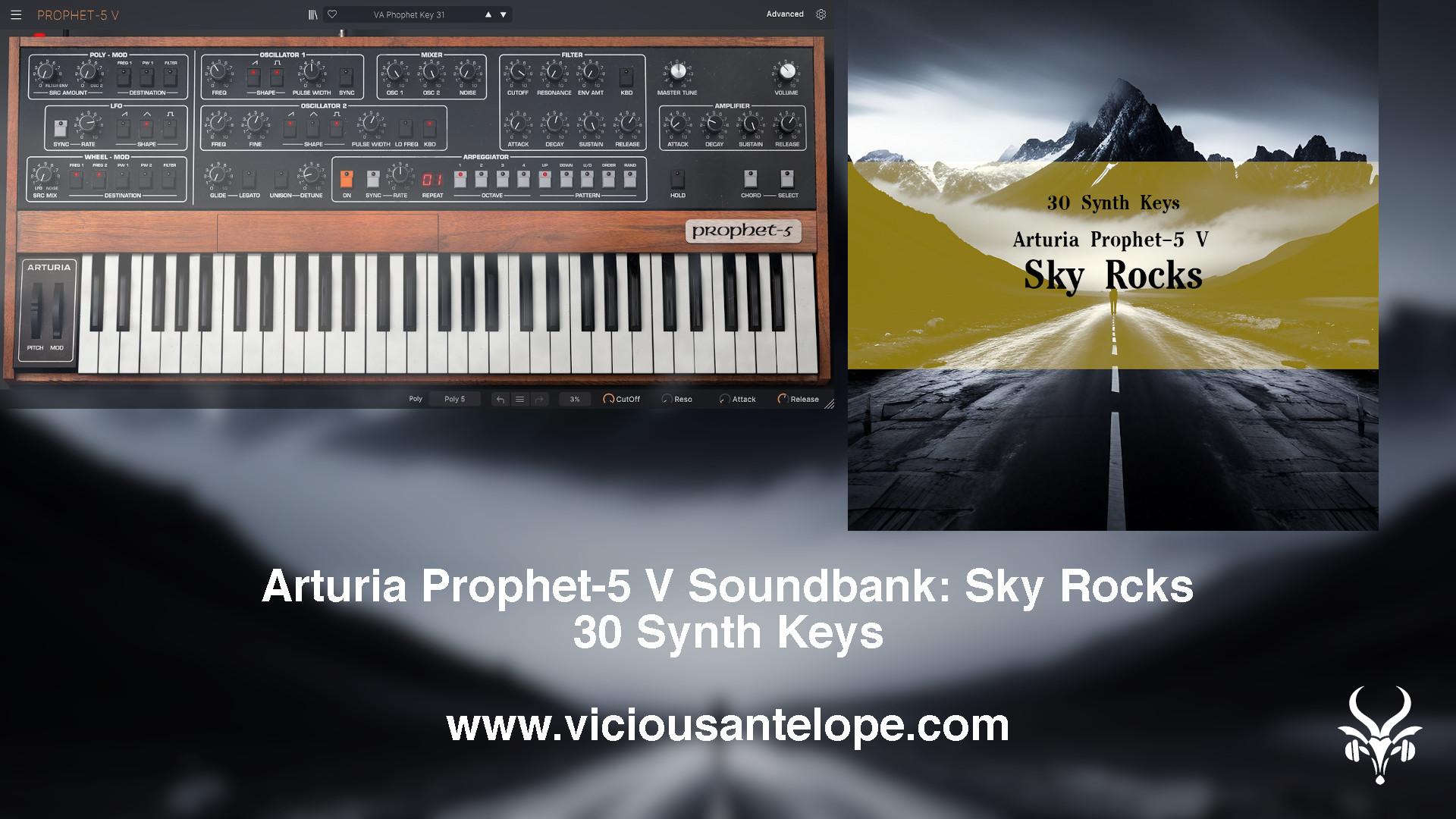 Sky Rocks - Presets for Arturia Prophet-5 V and Analog Lab V | Vicious Antelope