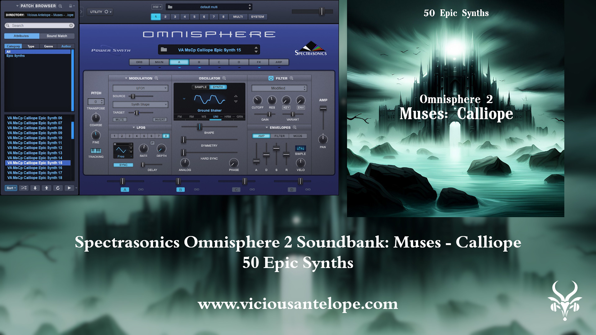 Omnisphere Presets | Muses: Calliope- Omnisphere 2 Soundbank | Vicious ...