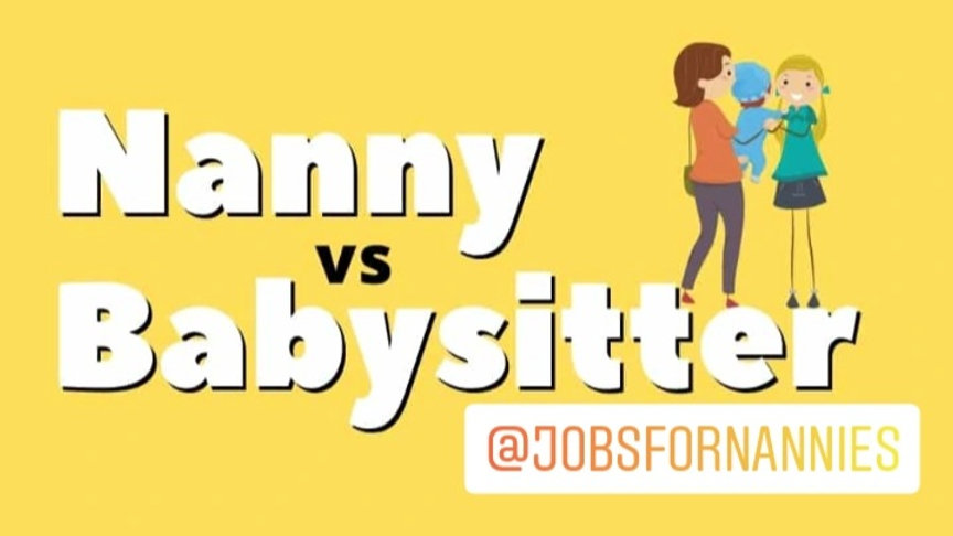Nanny Vs Babysitter : what is the difference between a Nanny and a Babysitter?