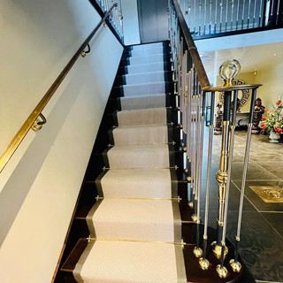 Brass Handrail Brass Handrail | Kensington Balustrade | Glass ...