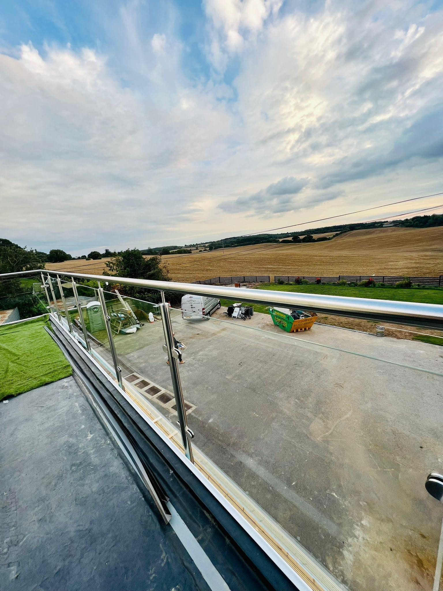 Stainless Steel Post & Rail | Kensington Balustrade | Glass Balustrades ...