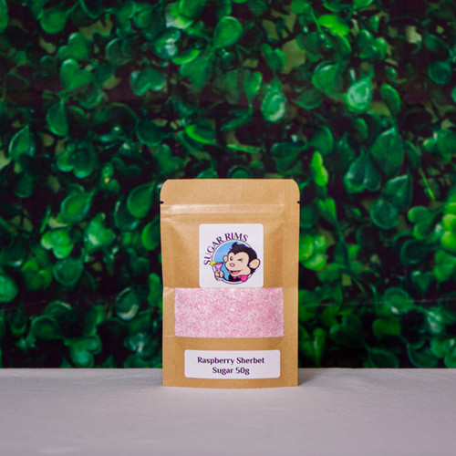 Raspberry Sherbet Sugar 50g | Sugar Rims