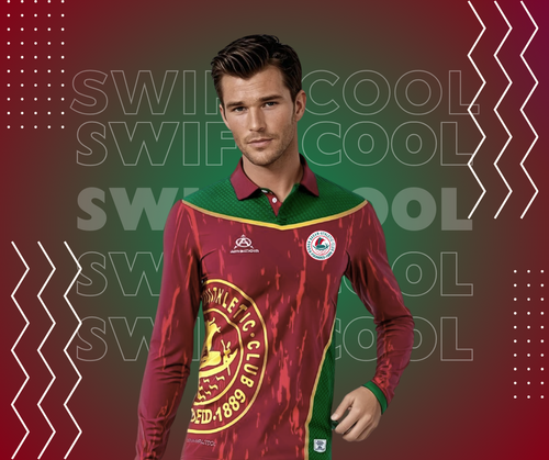 Mohun Bagan Athletic Club 👔 Polo Collar full sleeve jersey MBACPF#1 ...