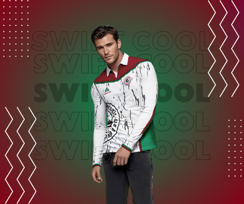 Mohun Bagan Athletic Club White Polo 👔 Collar full sleeve jersey MBACPF ...