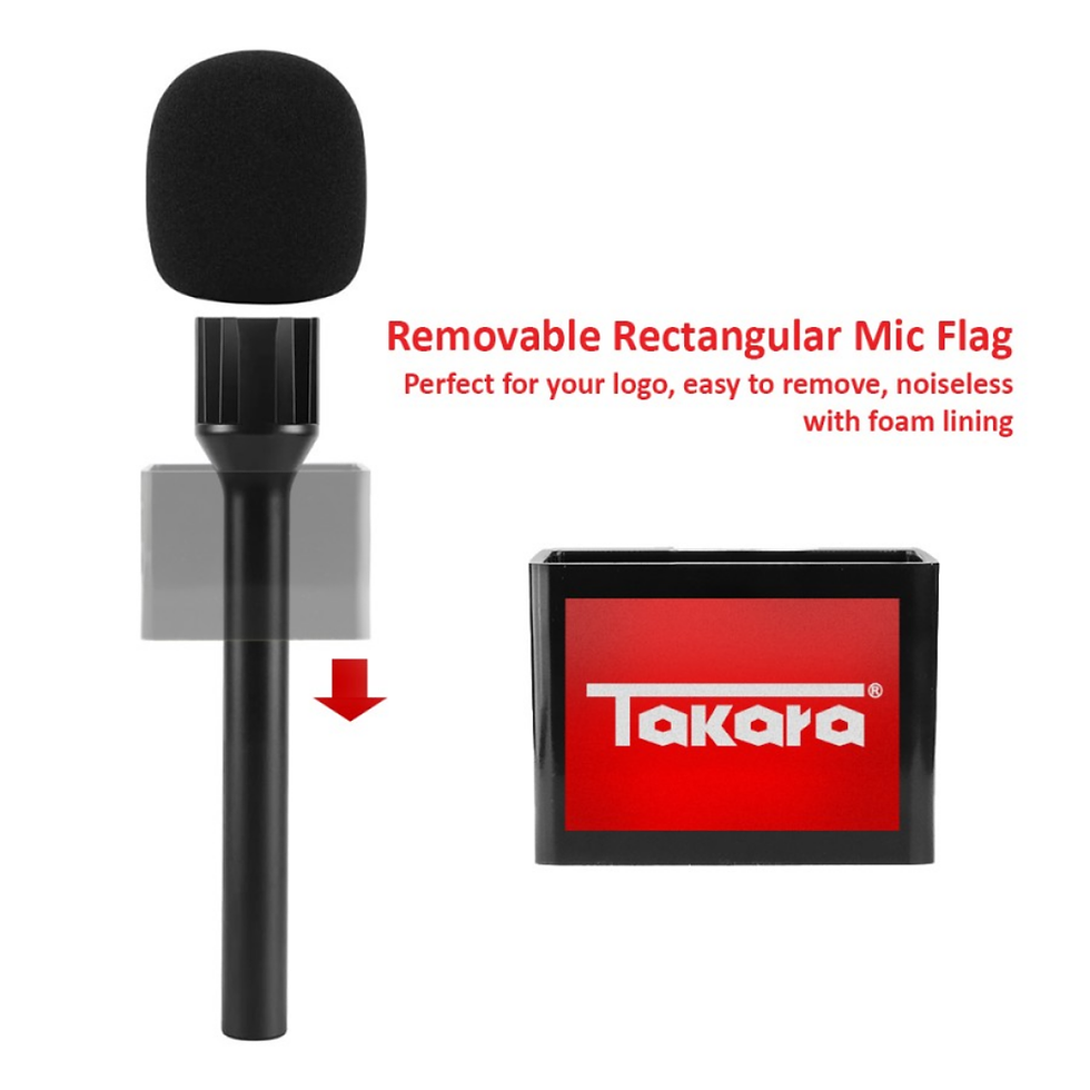 Grip-On Universal Interview Mic Handheld Handle Microphone Adapter ...