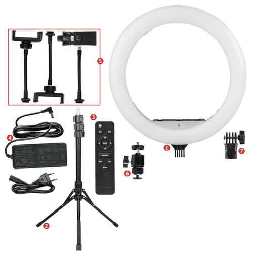 RINGO 218 18 Inch Bi-Color LED Ring Light Ringlight Kit | Takara Indonesia