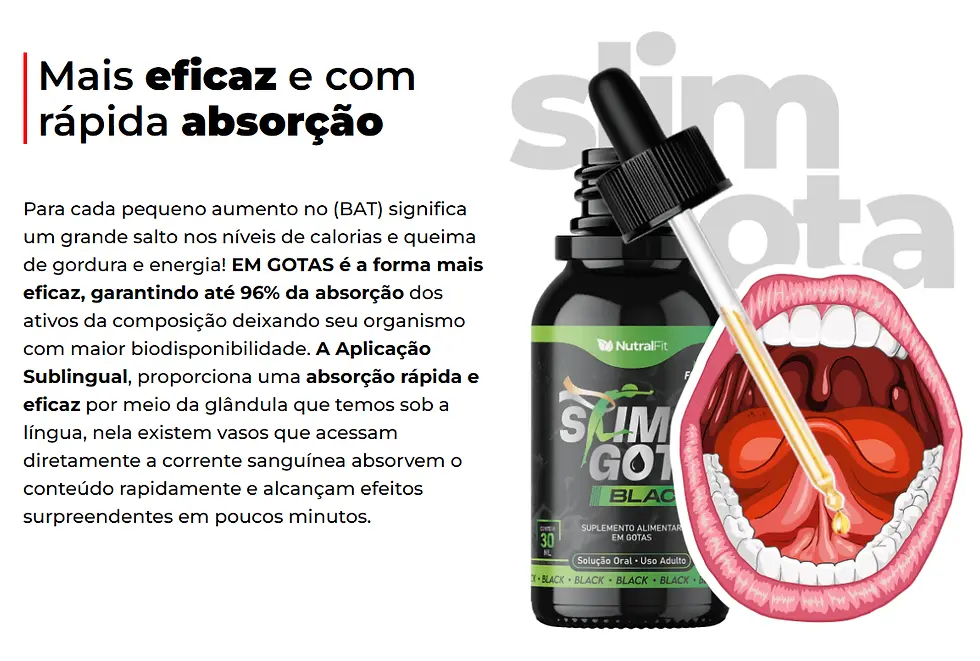 SLIM GOTA BLACK: O que você deve Saber antes de Tomar