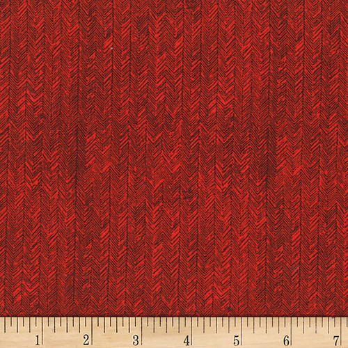 24/7 Herringbone Red | stitchologystore2