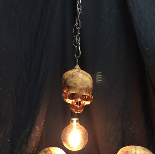Skull Ceiling Light | Catacomb Culture