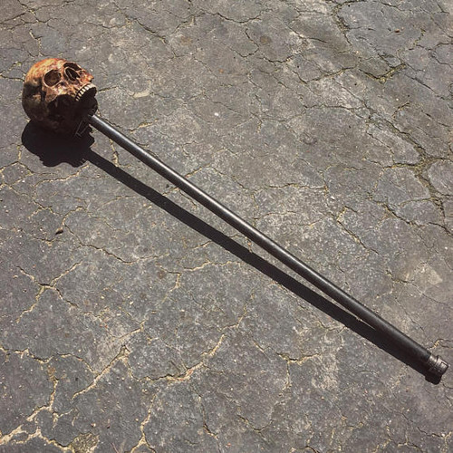 Human Skull Mace