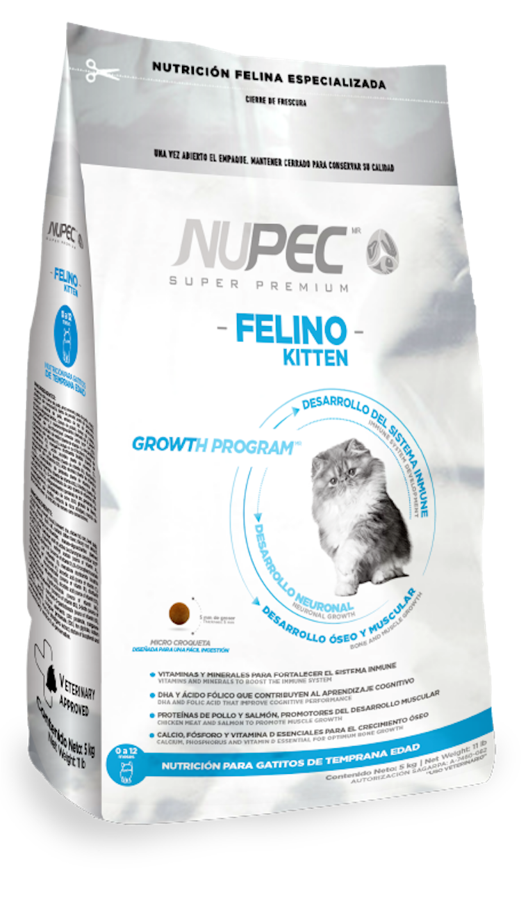 Nupec Felino Kitten | Salud Animal Mexicana