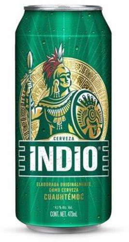Indio Lager - 473ml, 24 Cans | Mexibev