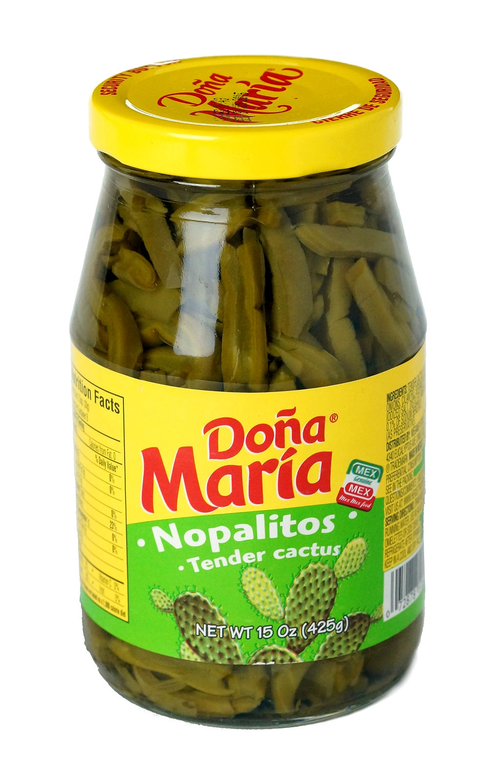 Dona Maria Nopalitos, Tender Cactus Strips - 425 gram | Mexifoods