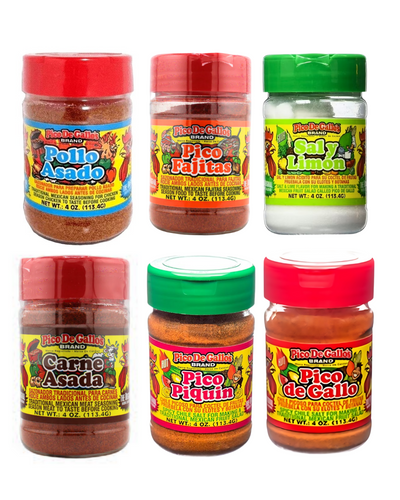 Pico De Gallo's Seasoning 6 X Pack | Mexifoods