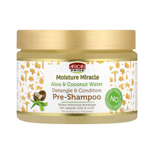 African Pride Moisture Miracle Aloe & Coconut Water Pre-Shampoo - Helps ...