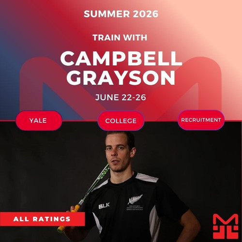 Summer 2026 June 22-26 Yale's Campbell Graeson | MSQUASH