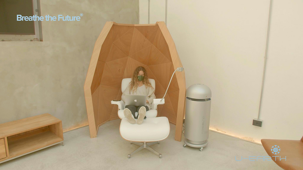 A Simple Solution to Pollution with a Pure Air Zone