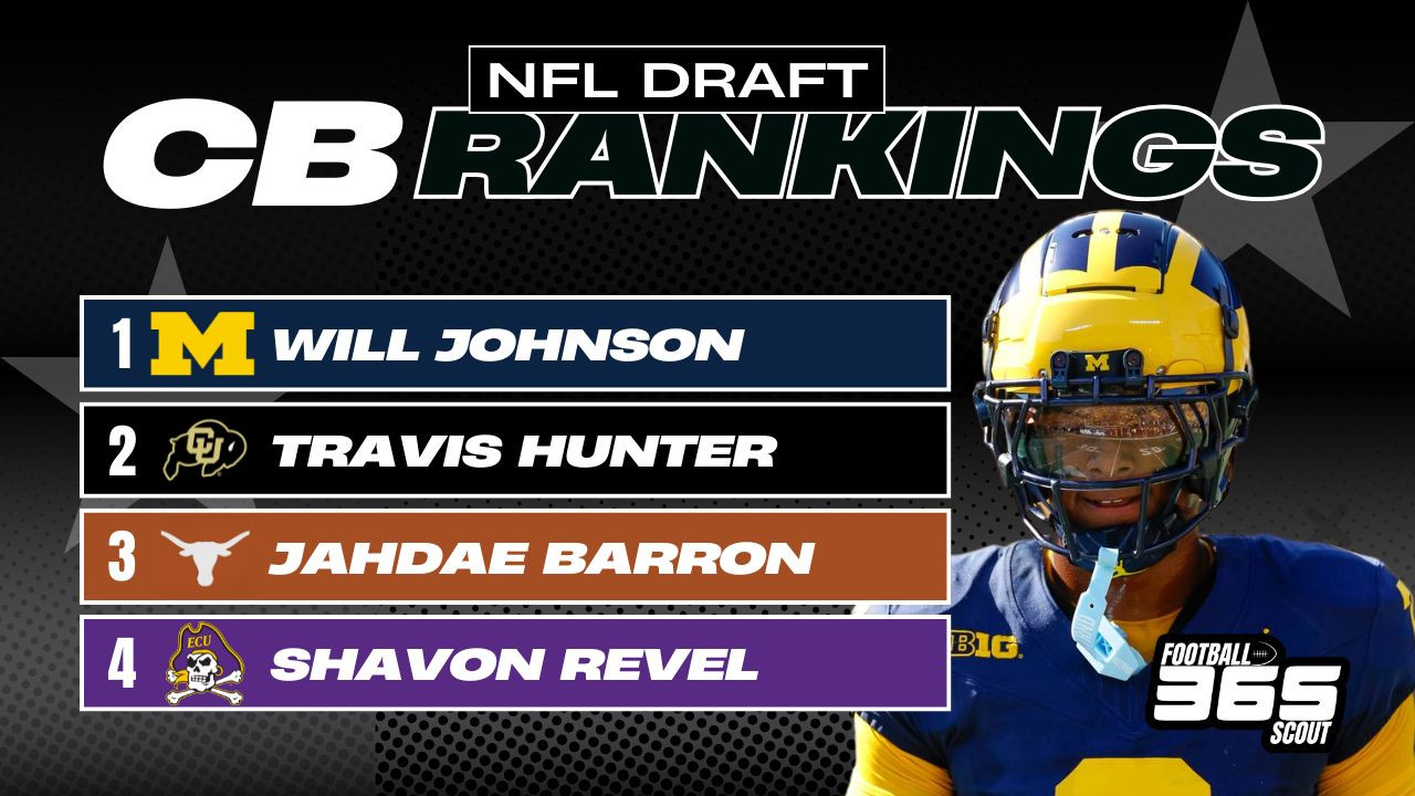 2025 NFL Draft: Cornerback Rankings – Will Johnson, Travis Hunter ...