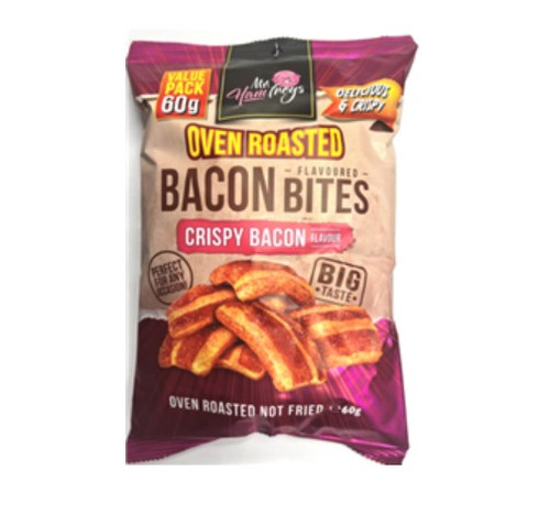 Bacon Bites 60g x 10 | Mr Crackles Direct