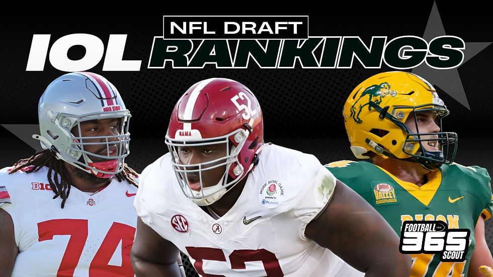 2025 NFL Draft: Interior Offensive Line Rankings – Tyler Booker ...