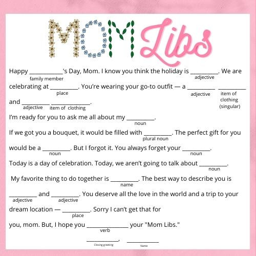 Mom Libs—Funny Digital Mother's Day Card, Interactive Mothers' Day Card ...