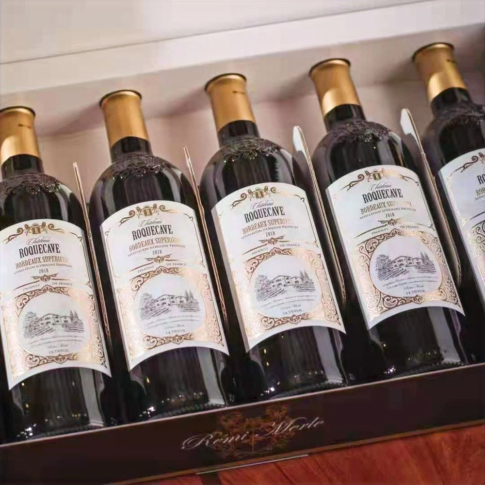 Chateau wines with private brand