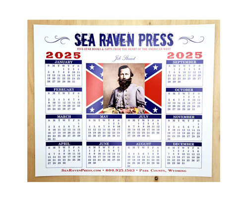 Jeb Stuart One Page Wall Calendar | Sea Raven Press