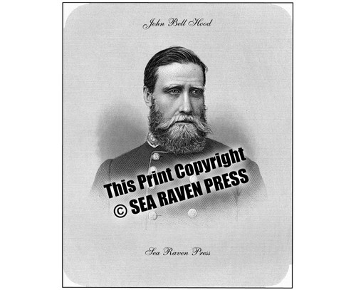 Purchase our one of a kind, beautiful John Bell Hood Engraving