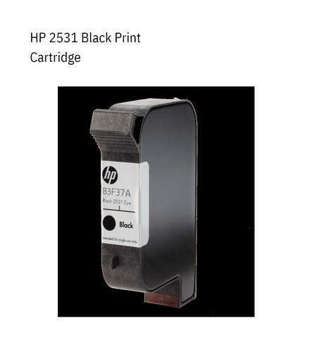 HP B3F37A 2531 Black Dye Smart Card Print Cartridge | Inkston