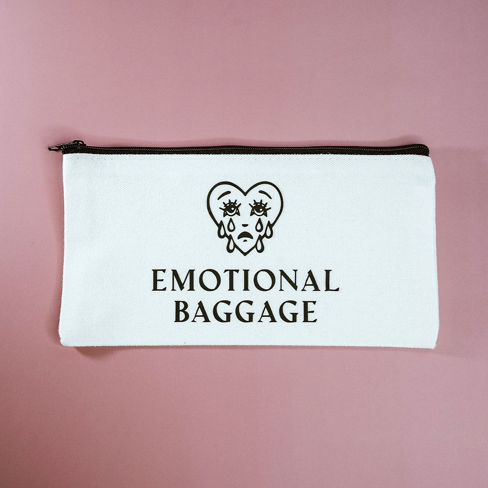 Emotional Baggage Zipper Bag | Katandcrew
