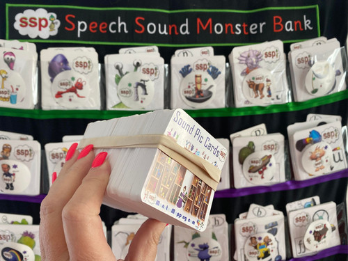 ICRWY Replacement Sound Pic Cards for Monster Bank | Speech Sound Pics ...