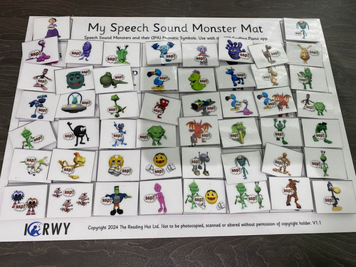 Monster Spelling Mat in Folder - Phonemies - With Spare Tiles | The ...