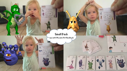 Speech Sound Monster Card Packs - Various Sizes | Speech Sound Pics